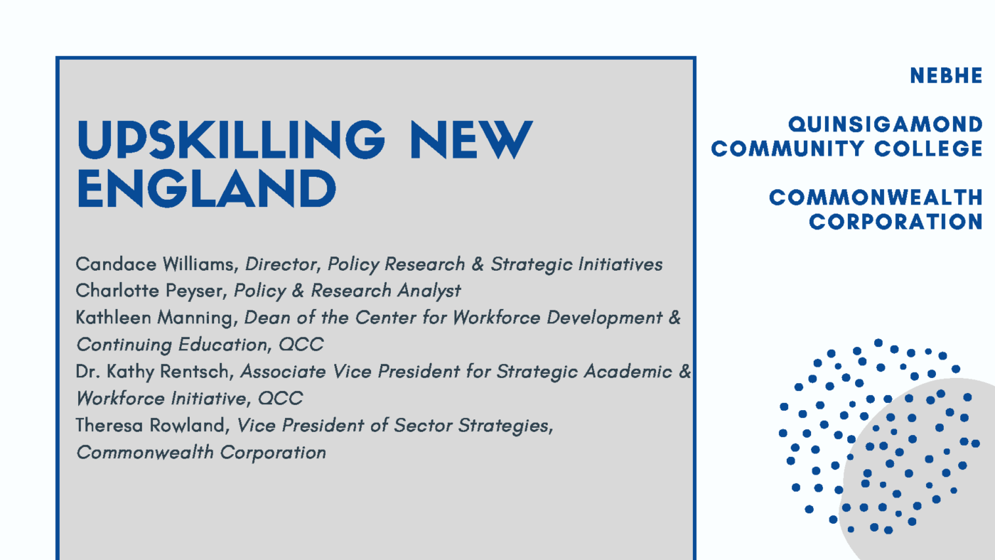 State-specific Webinars | New England Board of Higher Education