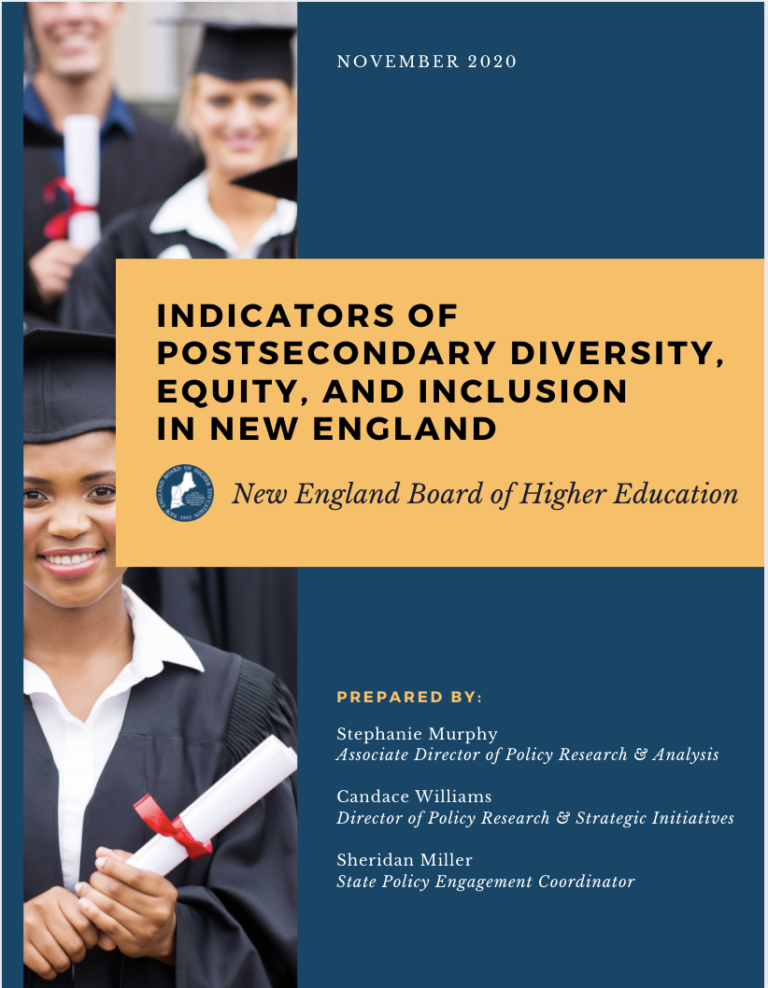 NEBHE Reports on Postsecondary Diversity, Equity and Inclusion in New ...